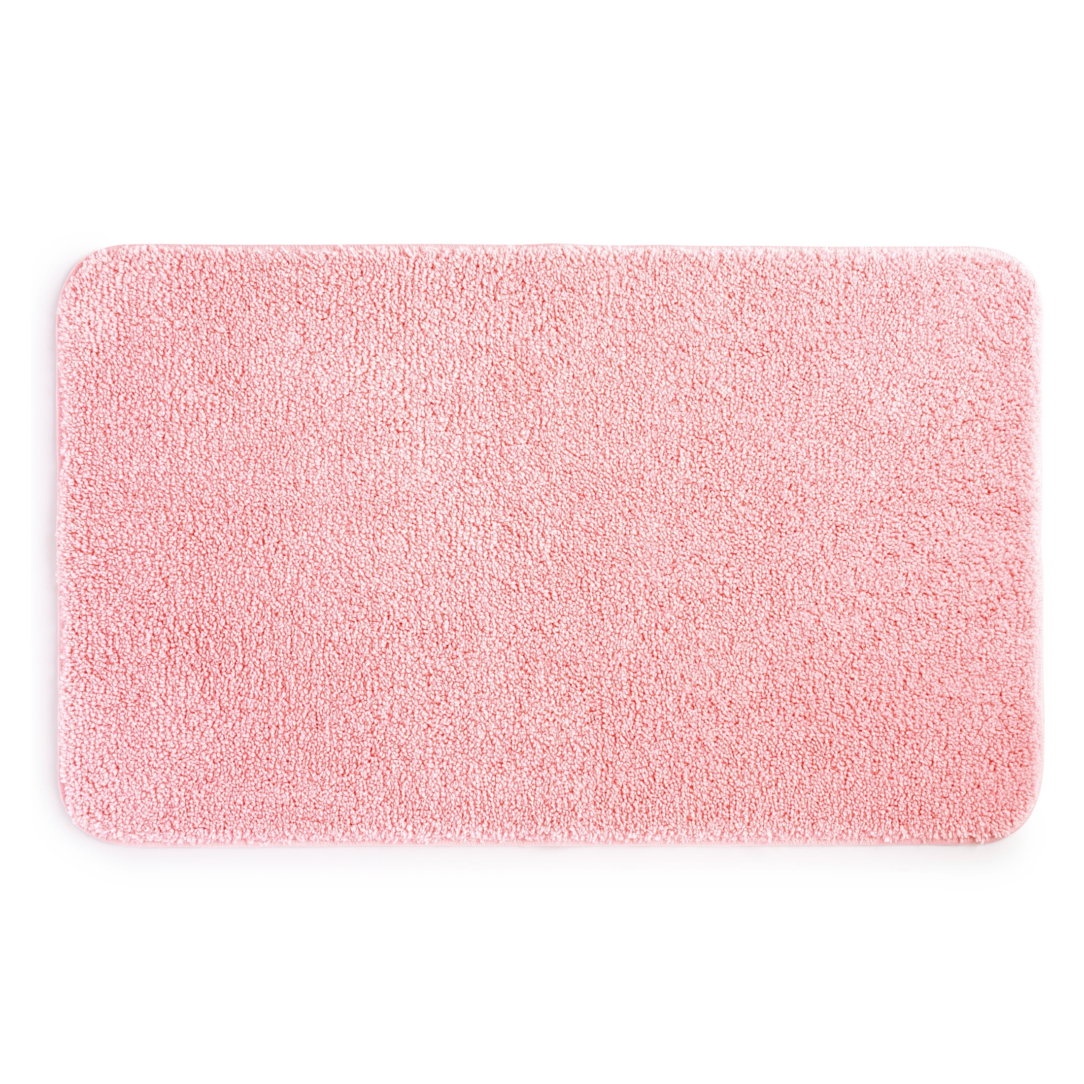 Mainstays Basic Polyester Large Bath Rug, Pink, 24" x 40" - Walmart.com
