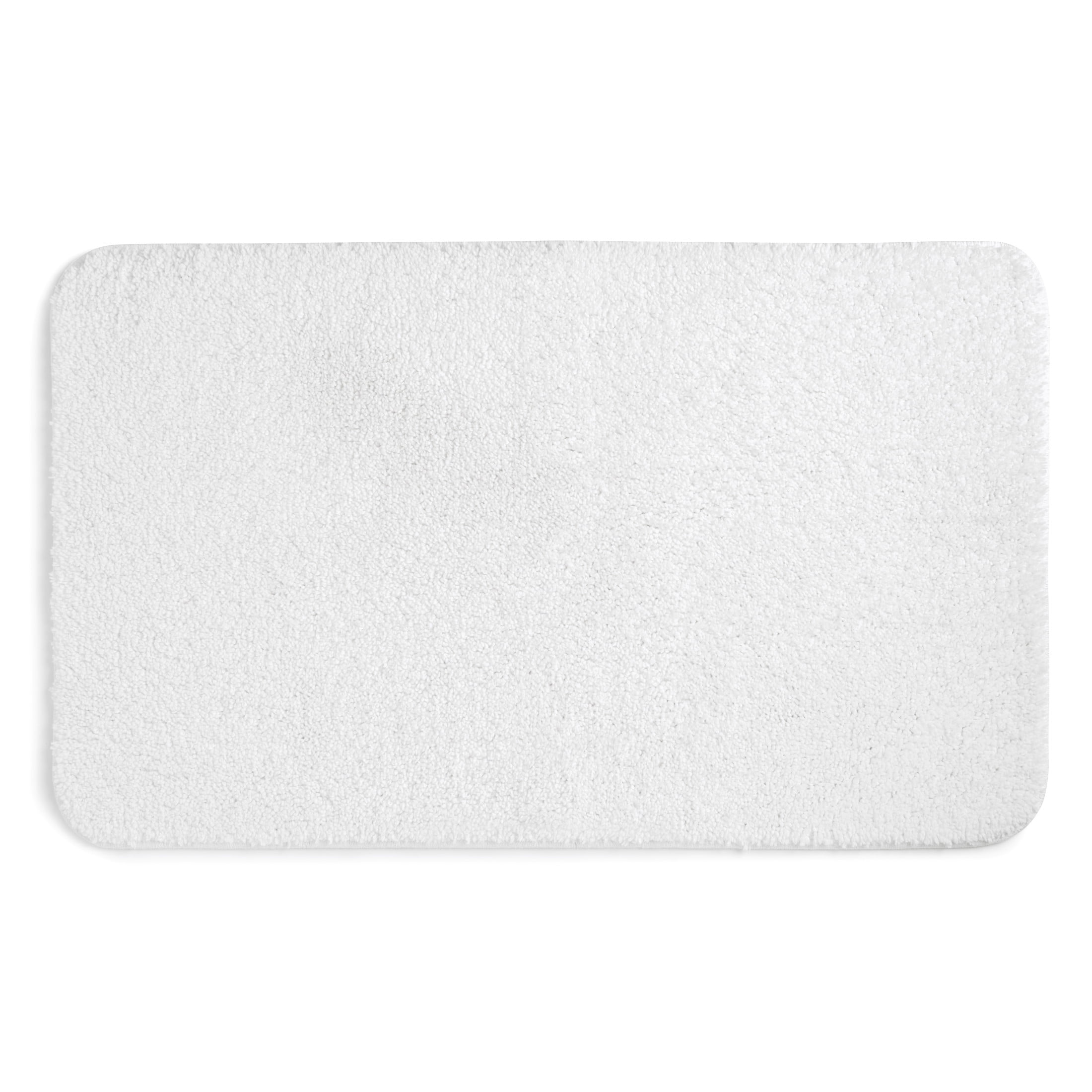 Mainstays Basic Polyester Large Bath Rug, White, 24" x 40" - Walmart.com