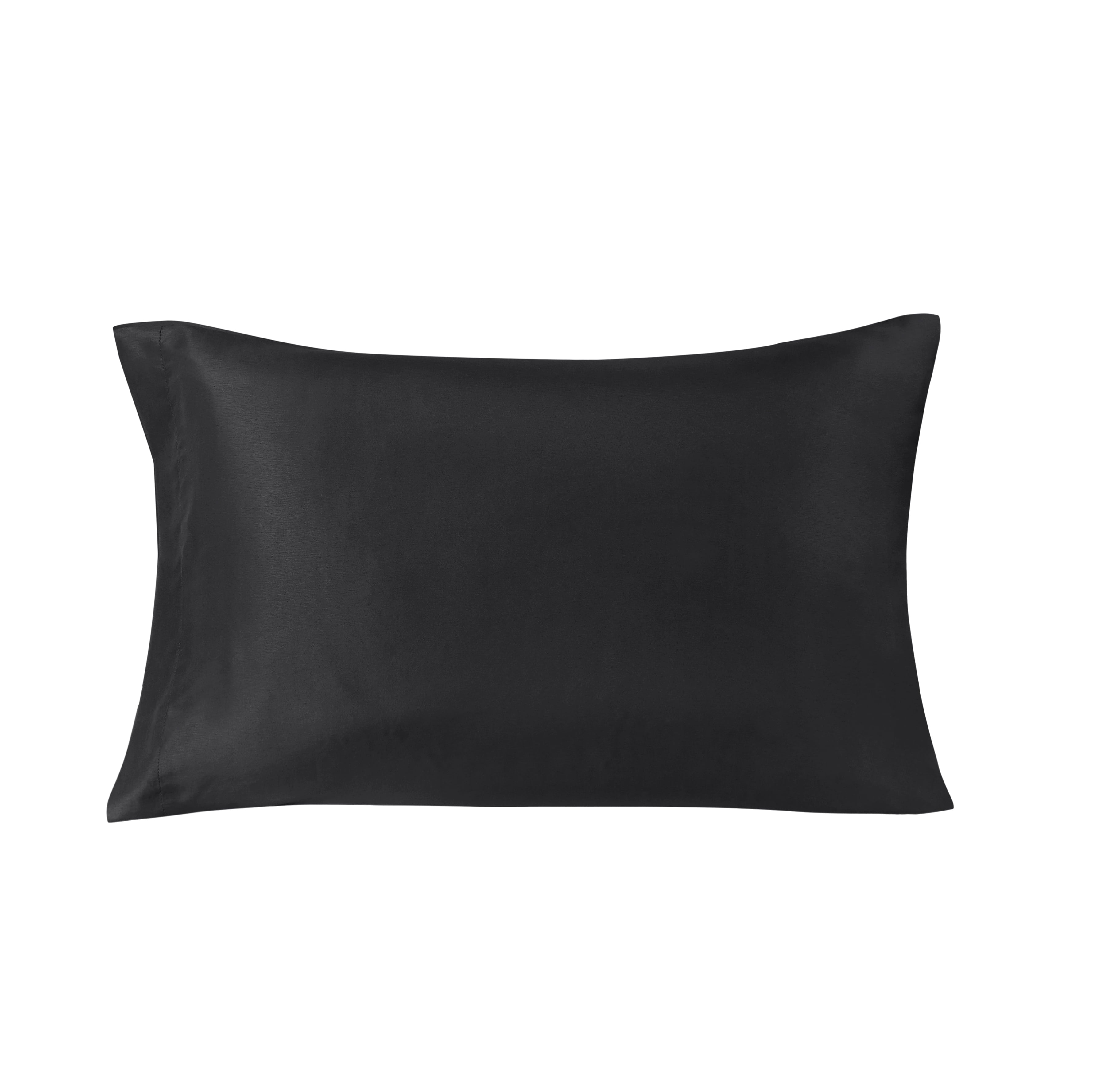 Mainstays Microfiber Pillowcase Rich Black Standard 20x30 inches Easy ...