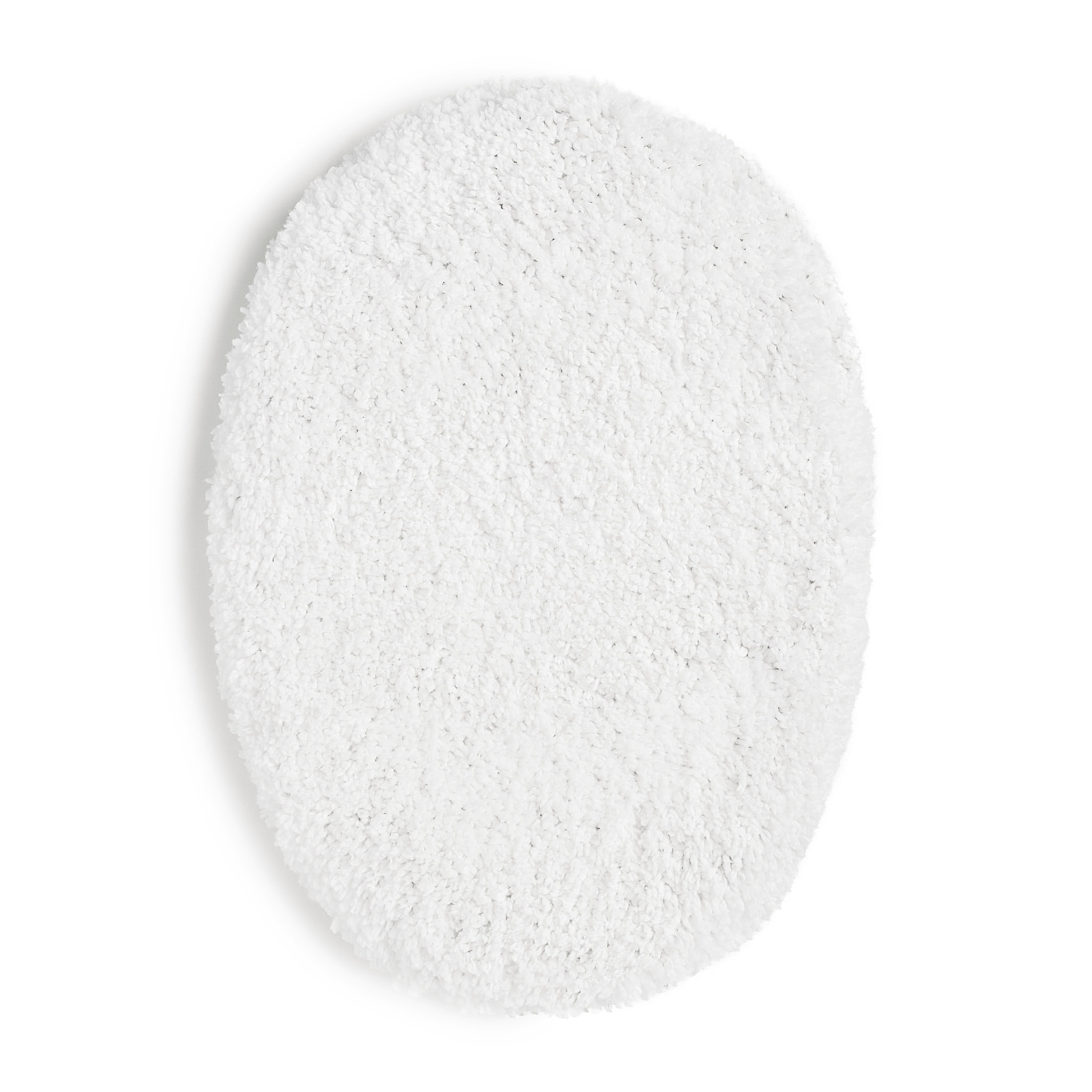 Mainstays Basic Polyester 19" x 22" Toilet Lid Cover, White - Walmart.com