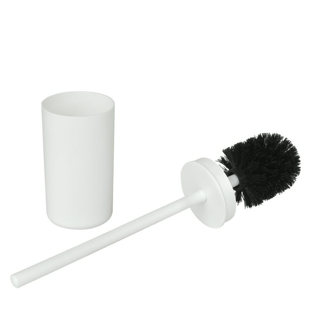 Mainstays Basics Plastic Toilet Brush, White - Walmart Business Supplies