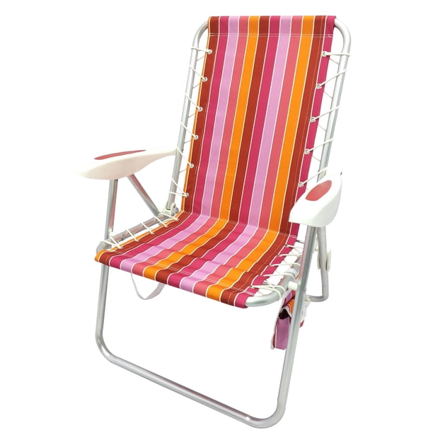 Mainstays Beach Bungee Chair, Pink - Walmart Business Supplies