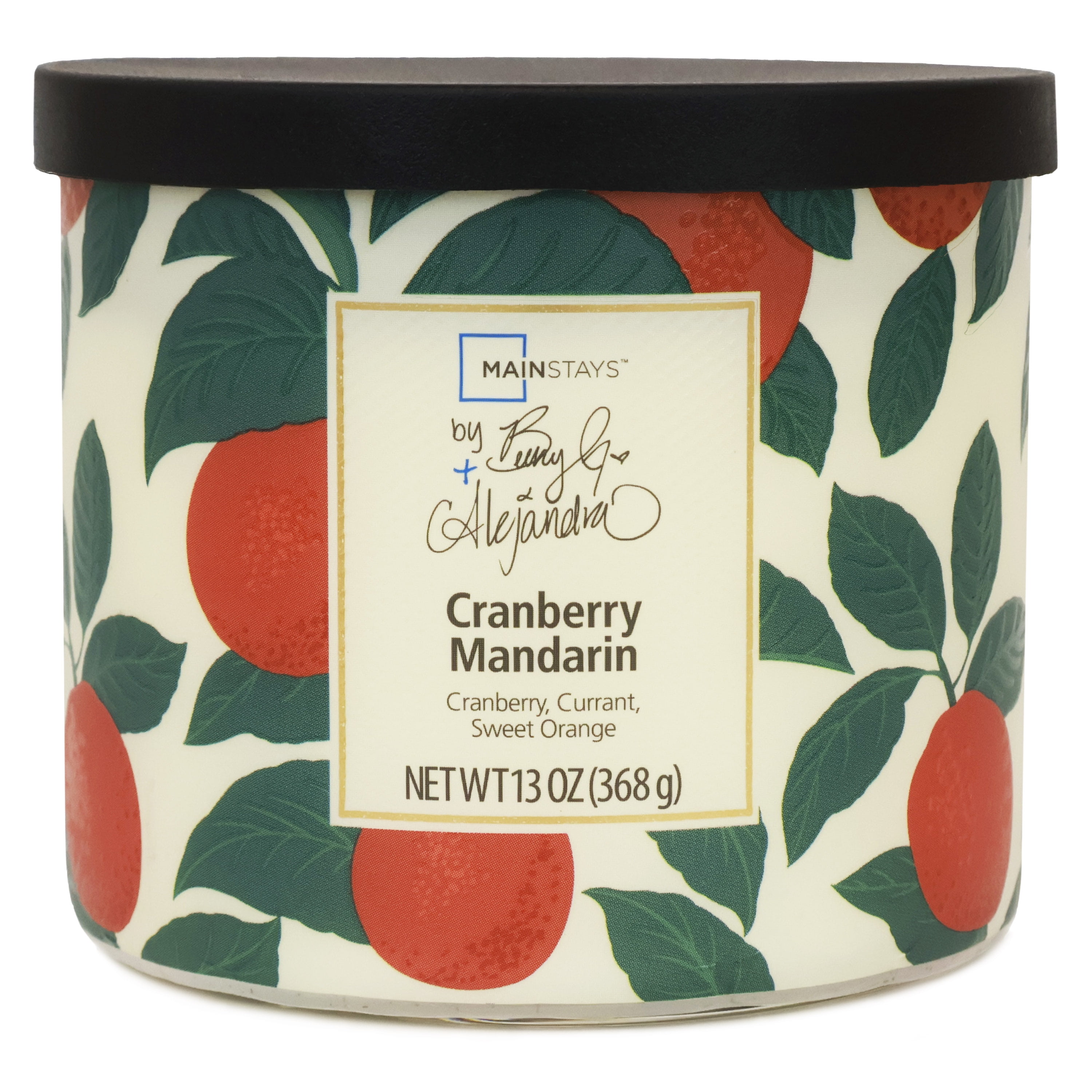 Mainstays 3-Wick Cranberry Mandarin Candle - 13 oz - Walmart.com
