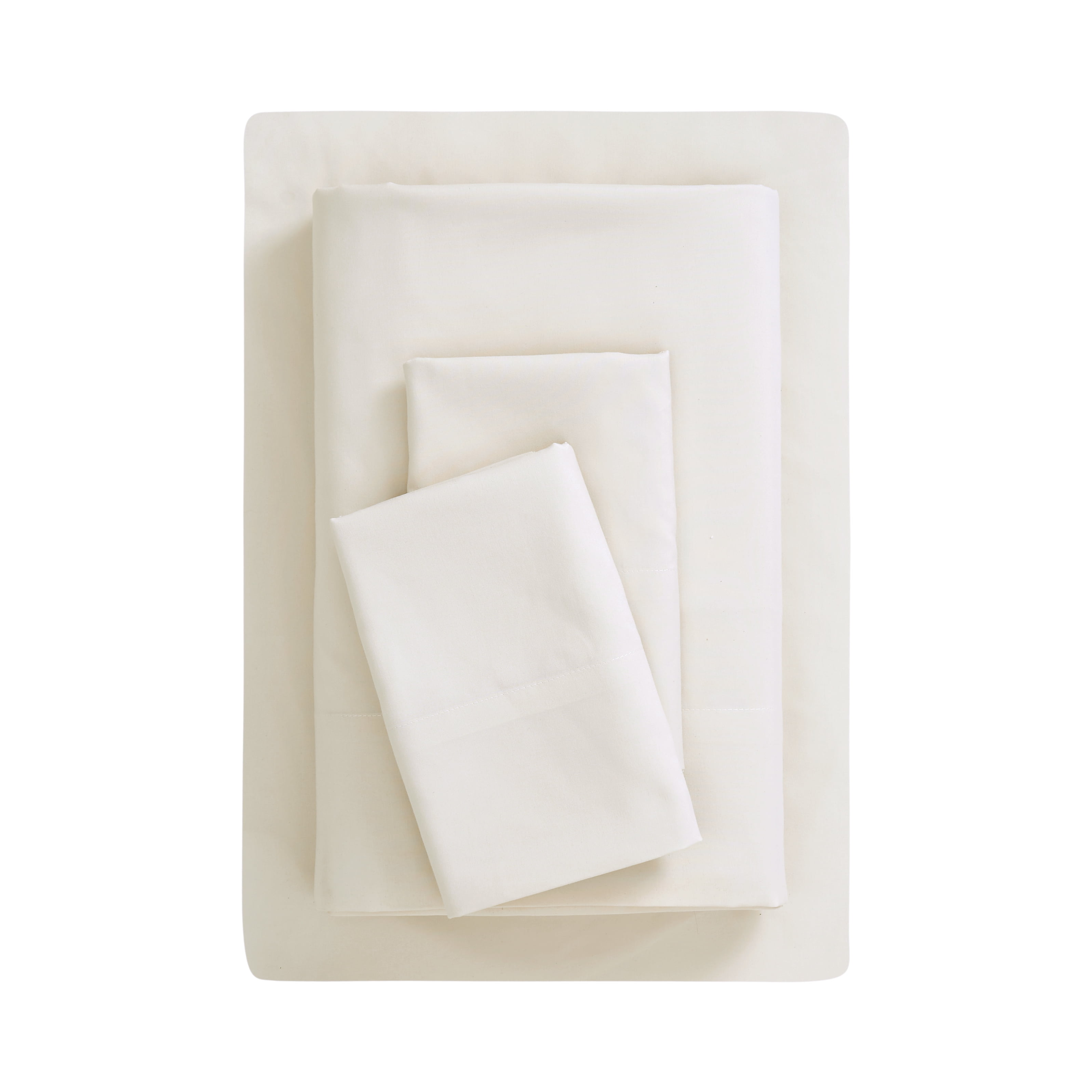 Mainstays by Becky G. & Alejandra 4-Piece Seashell Beige Super Soft ...