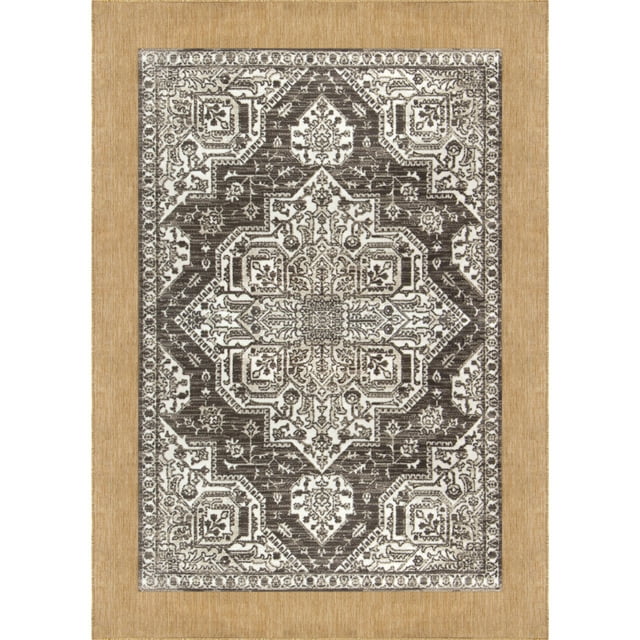 Mainstays Beige Persian Indoor Area Rug Design - Walmart.com