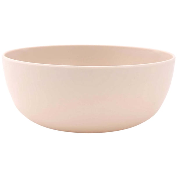 Mainstays - Beige Round Plastic Bowl, 38-Ounce - Walmart Business Supplies