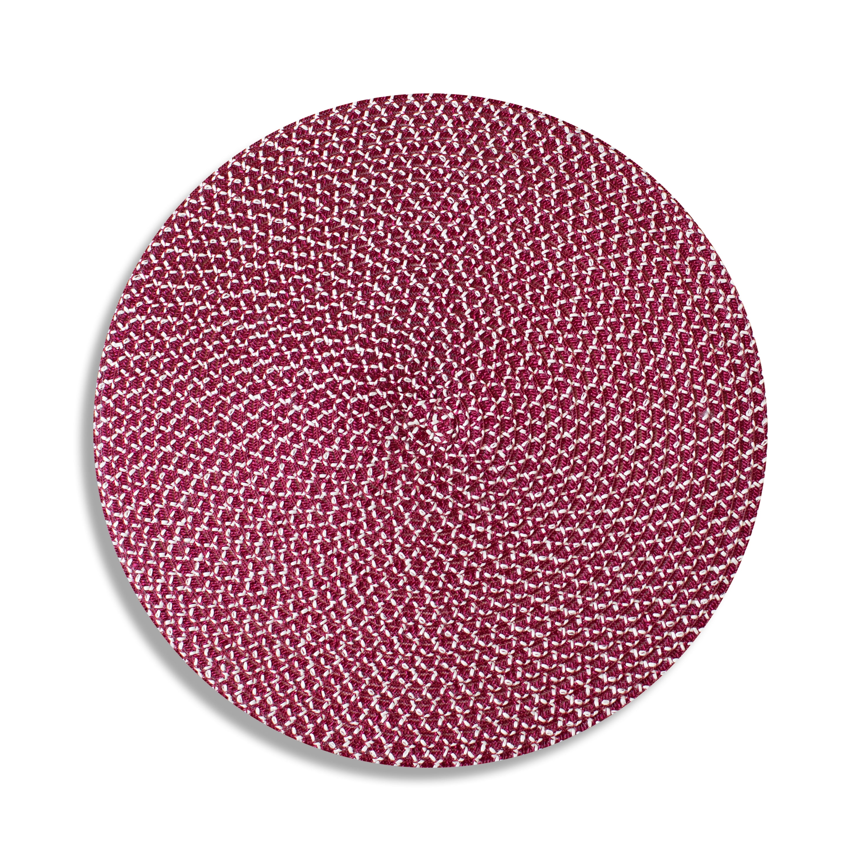 Mainstays Bellini 15" PP Round Table Placemat - Red Sedona (1 pc ...