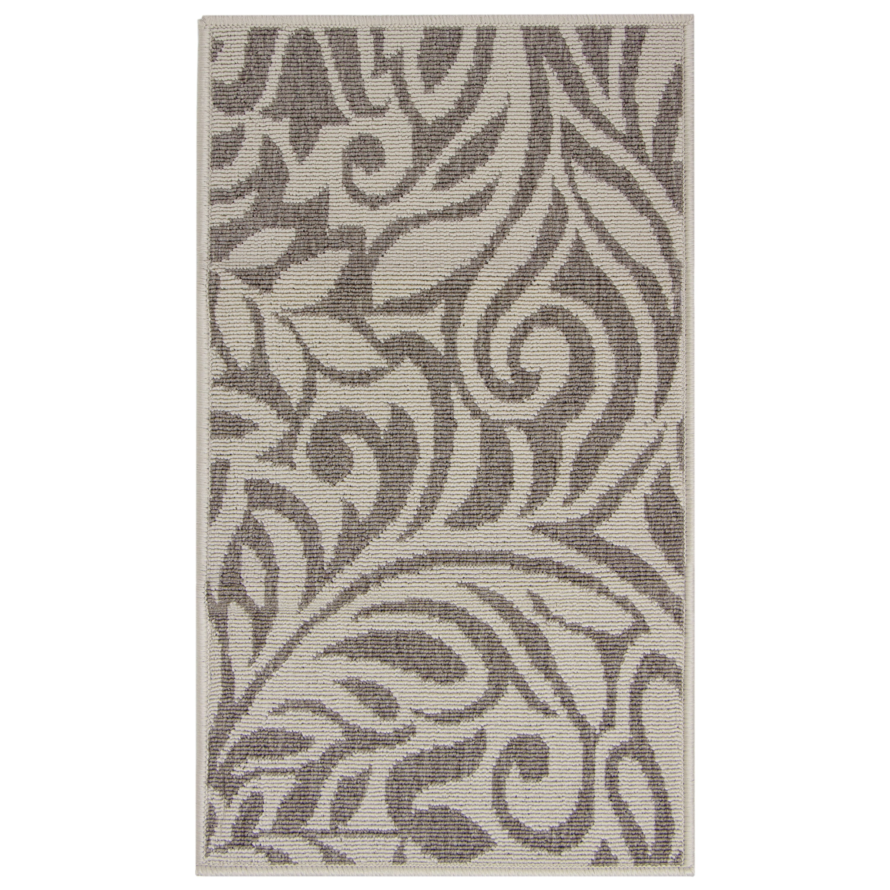 Mainstays Bergamo Dark Beige Area Rug, 34" x 19.5" - Walmart Business ...