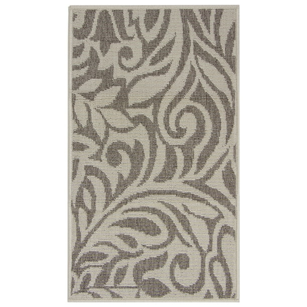 Mainstays Bergamo Dark Beige Area Rug, 34" x 19.5" - Walmart Business ...