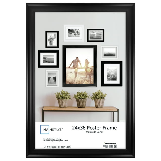 Mainstays Black 24" x 36" Frame - Walmart Business Supplies