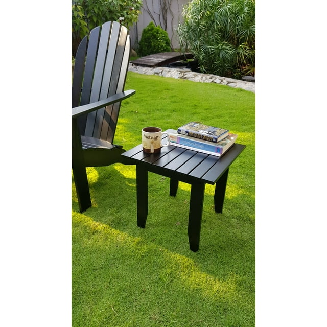 Mainstays Black Adirondack Side Table - Walmart.com