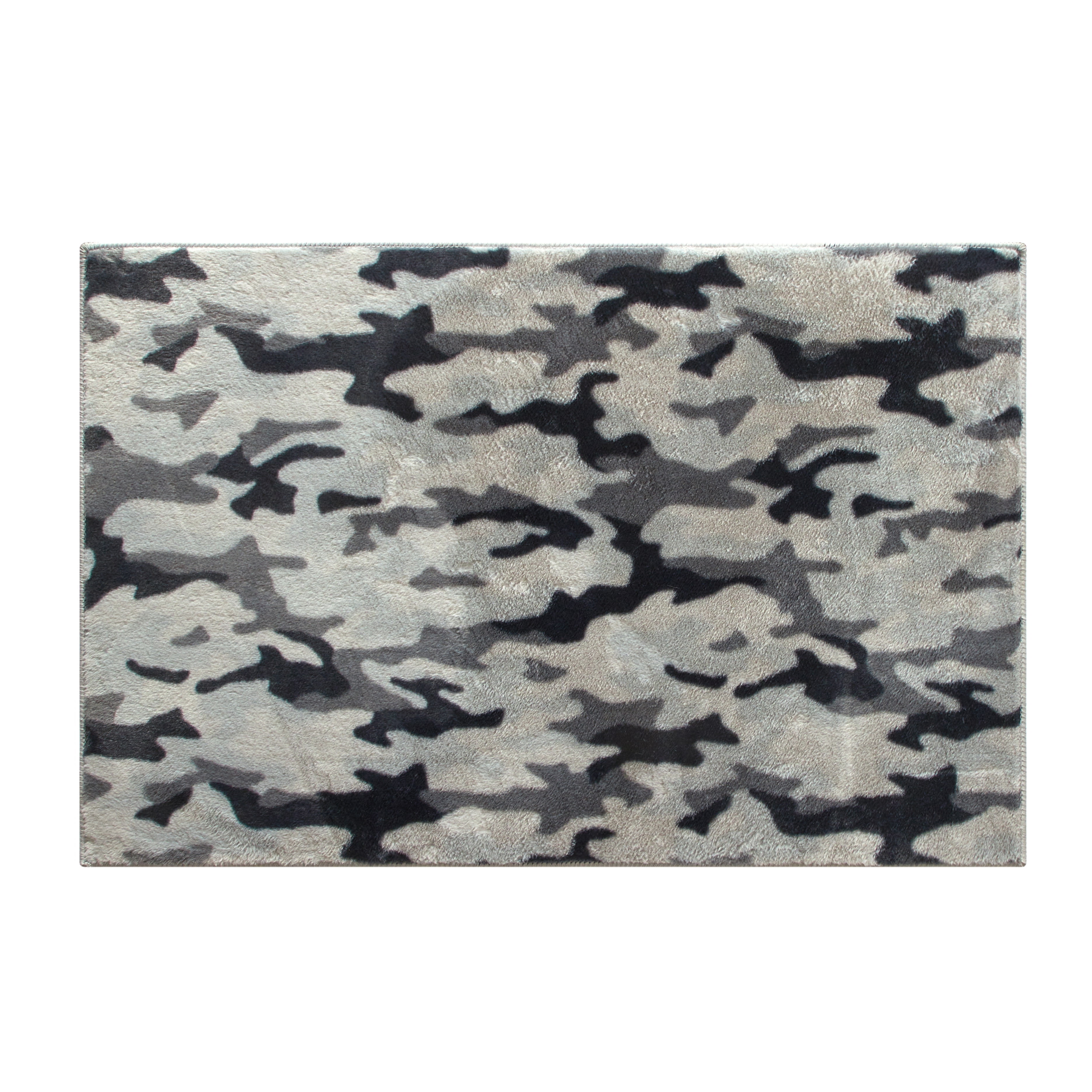 Mainstays Black & Grey Camouflage Rug For Adults, 30"x46" - Walmart.com