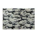 Mainstays Black & Grey Camouflage Rug For Adults, 30"x46" - Walmart.com