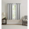 Mainstays Blackout Curtain Panel Pair, Set of 2, Gray Dawn, 30"W x 63"L ...