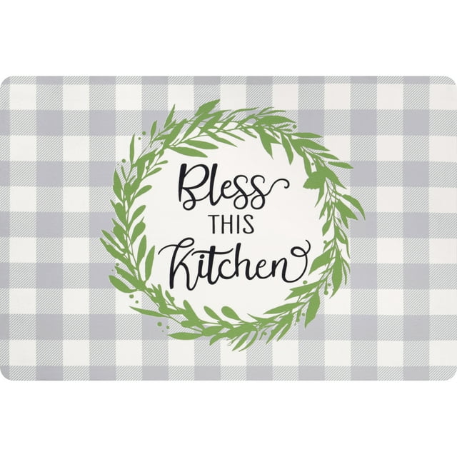 Mainstays Bless This Kitchen Mat, 18" x 27" - Walmart.com
