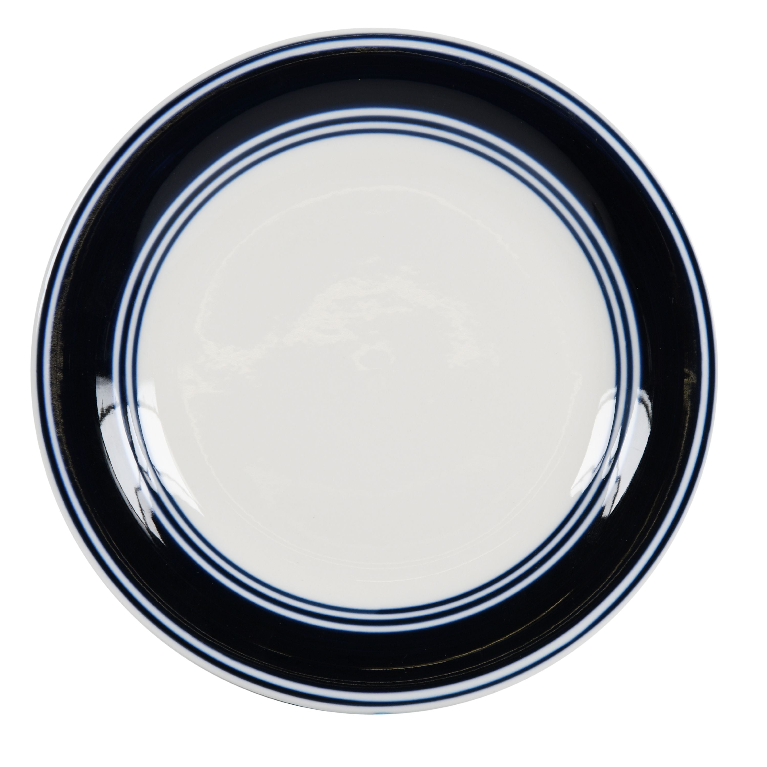 Mainstays Blue Banded Salad Plate - Walmart Business Supplies