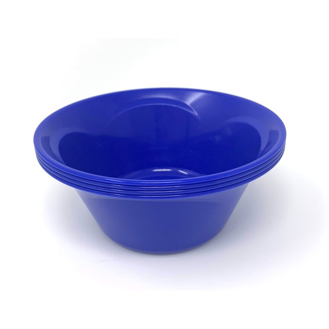 Mainstays Blue Bowls, 4 Count - Walmart.com