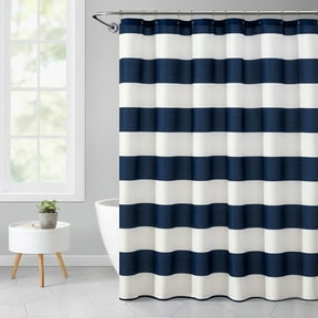 Mainstays Palm Printed Ribbed Textured Shower Curtain, Taupe, Polyester ...