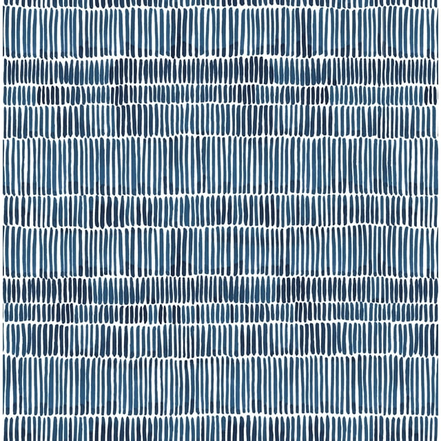 Mainstays Blue Sketched Lines, Peel and Stick Wallpaper 13.35 Sq. Ft. - Walmart.com