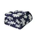 Mainstays Blue Snowflake Sherpa Throw Blanket, 50"x60", Adult/Teen ...