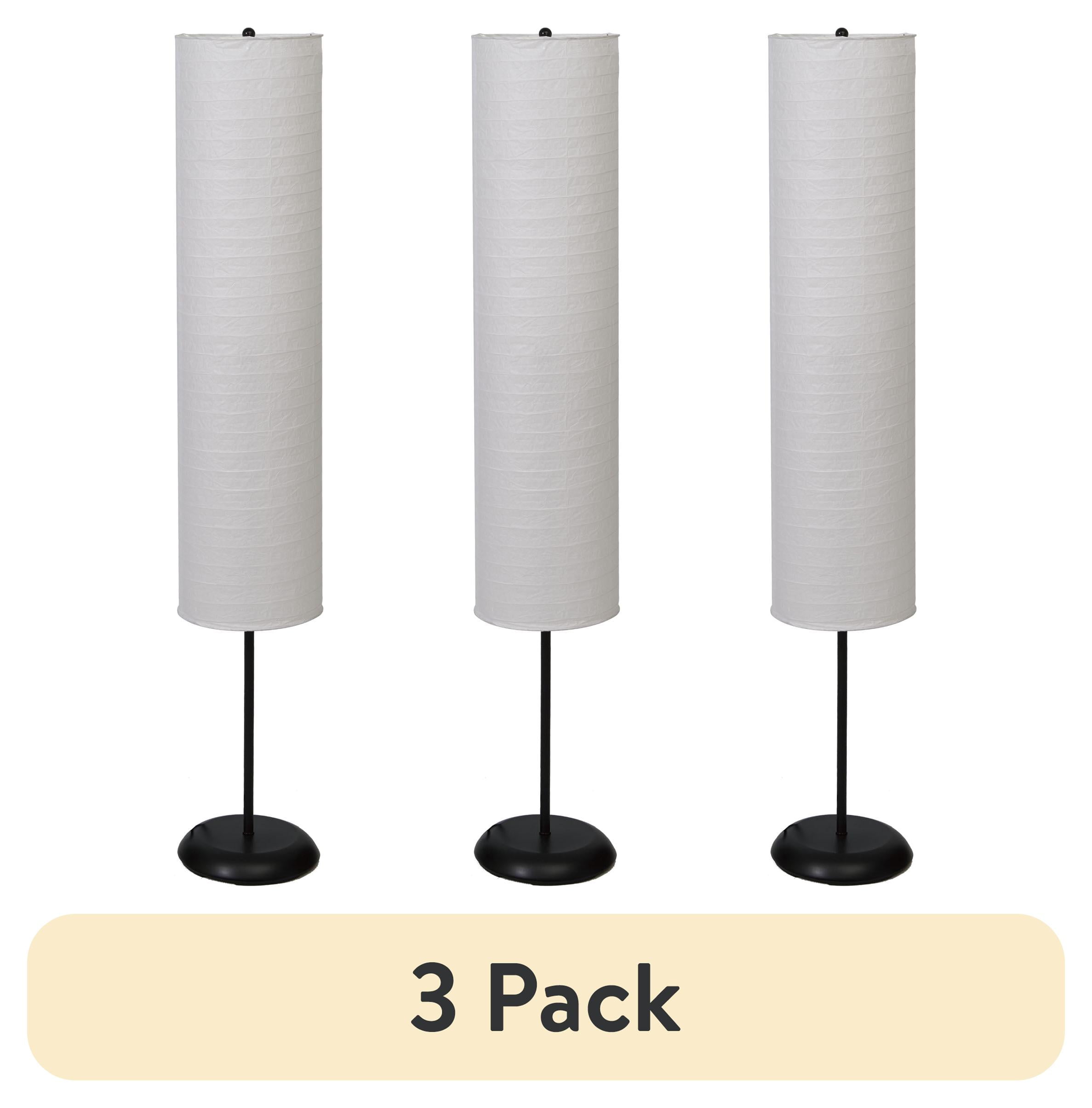 (3 pack) Mainstays Bohemian Collapsible Floor Lamp, with Ricepaper ...
