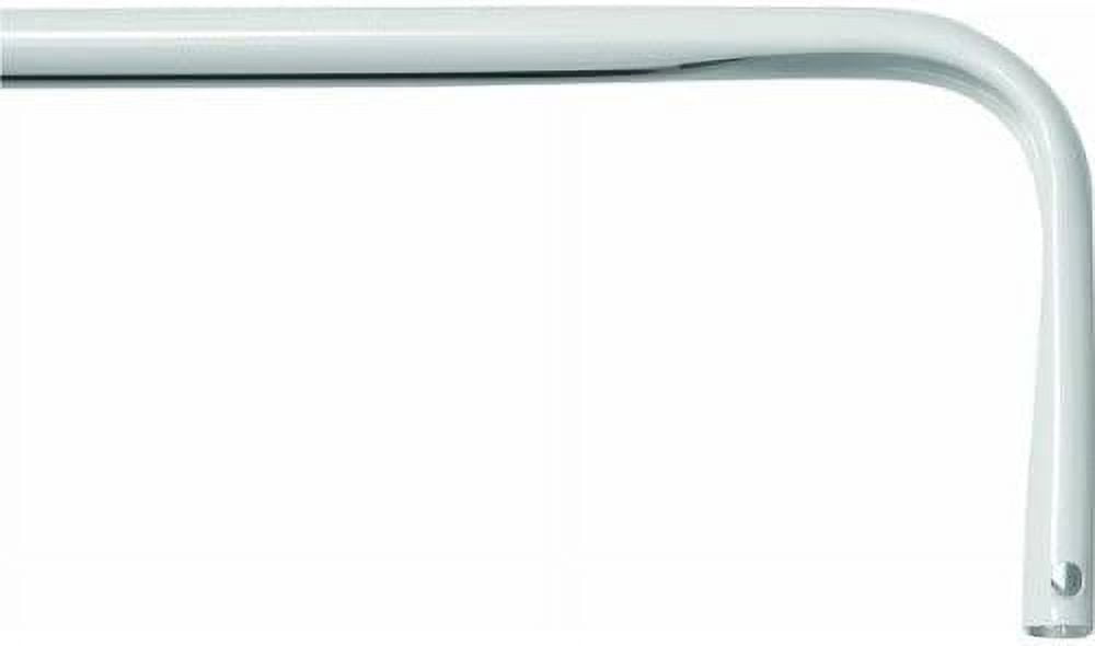 Mainstays Brand Heavy Duty Single Curtain Rod 26"-45", Metal, White ...