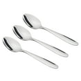 Mainstays Stainless Steel Teaspoon Set, 3-Piece Adult Tableware, Silver ...