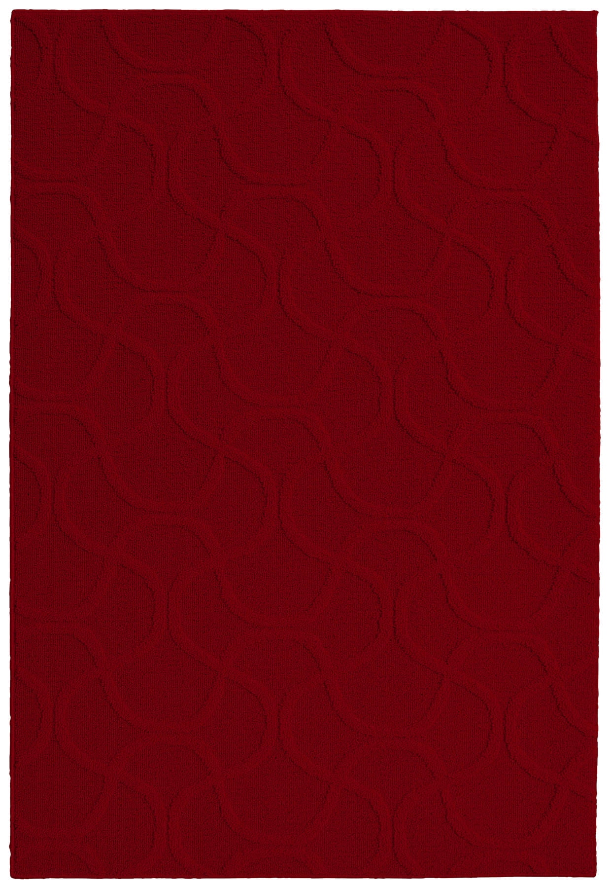 Mainstays Drizzle Abstract Indoor Accent Rug 45x66 Chili Pepper Red ...