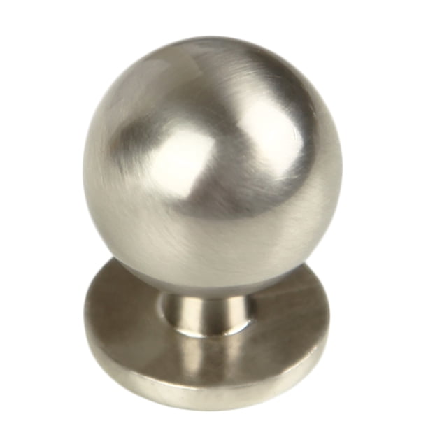 Mainstays Brushed Nickel Round Ball Knob, Zamak, 2 Pack - Walmart ...