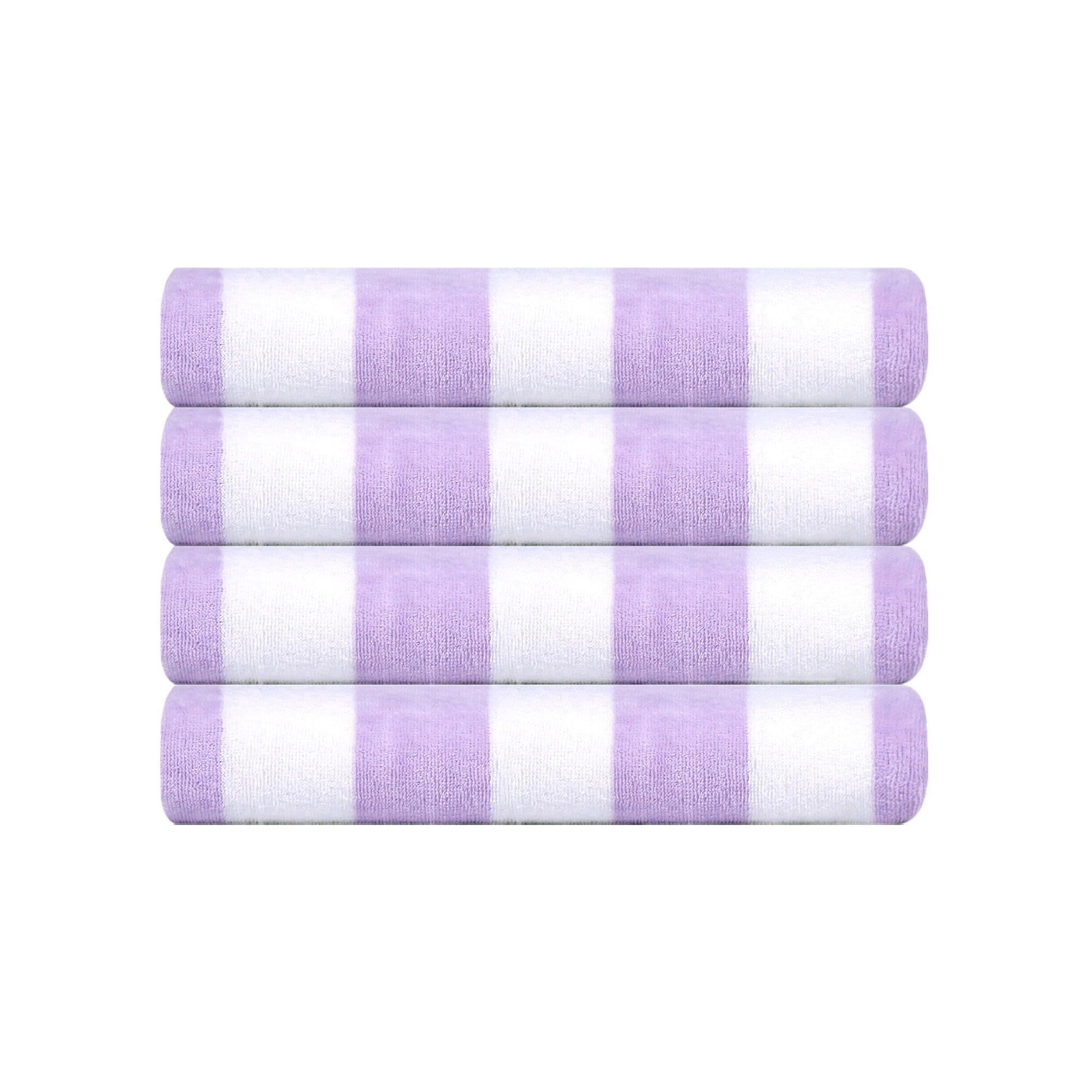 Mainstays Cabana Beach Towels 4pk, Size 58" x 28", Lavender - Walmart.com