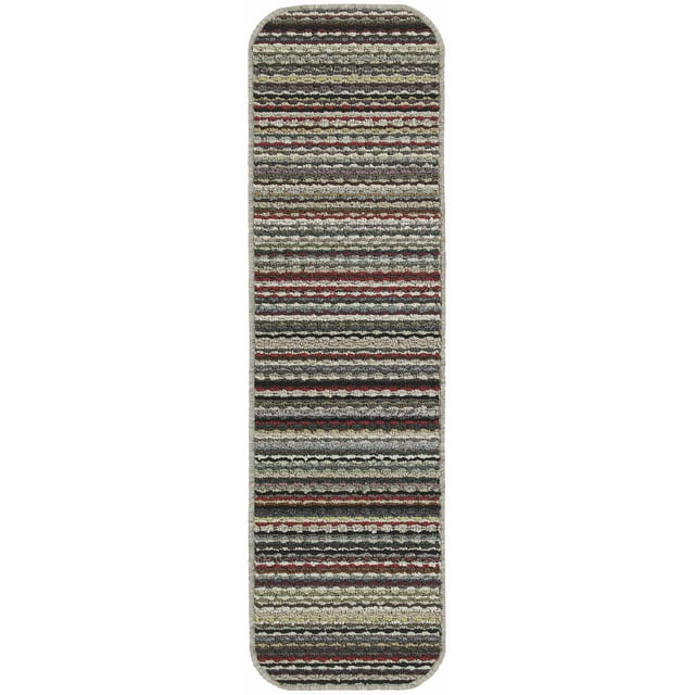 Mainstays Carnival Stripe Polypropylene Assorted Multi Colors Indoor ...