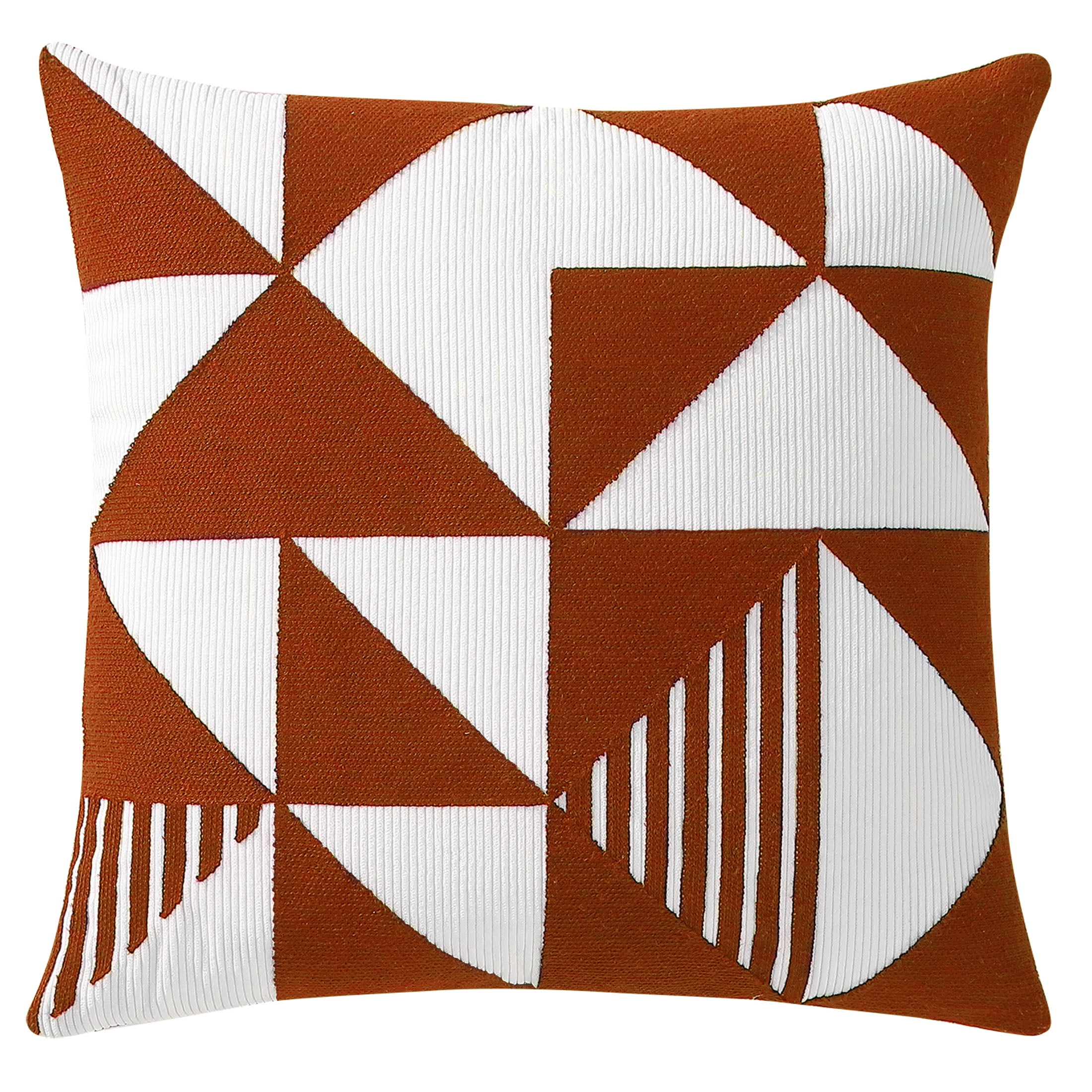 Mainstays, Catina Geo Decorative Pillow, Square, 18"x18", Multi, 1 Pack ...