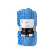 Mainstays Cozy Plush Throw Blanket, Blue Cove, Standard Throw - Walmart.com