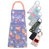 Mainstays Chef Kitchen Apron, 28" x 32" Coffee Cotton Bib Apron with ...