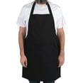 Mainstays Chef Kitchen Apron, 28" x 32" Cotton Bib Apron with Pockets ...