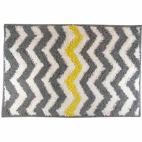 Mainstays Chevron Bath Rug, 1 Each - Walmart.com