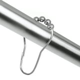 Mainstays Rollerball Shower Curtain Rings, Chrome Set of 12 - Walmart.com