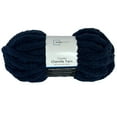 Mainstays Chunky Chenille Yarn, 31.7 yd, Navy, 100% Polyester, Super ...