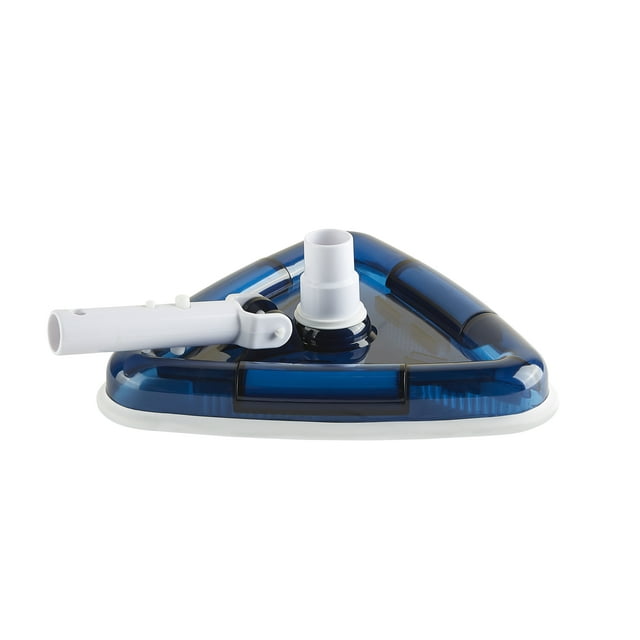 Mainstays Clear Blue Triangular Vacuum Head for Swimming Pools ... Mainstays Clear Blue Triangular Vacuum Head for Swimming Pools ...