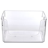 Mainstays Clear Glossy Plastic Open Front Organizer Bin , Single Size ...
