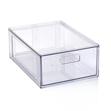 Mainstays Clear Glossy Plastic Pull-Out Closet Drawer Medium Size ...