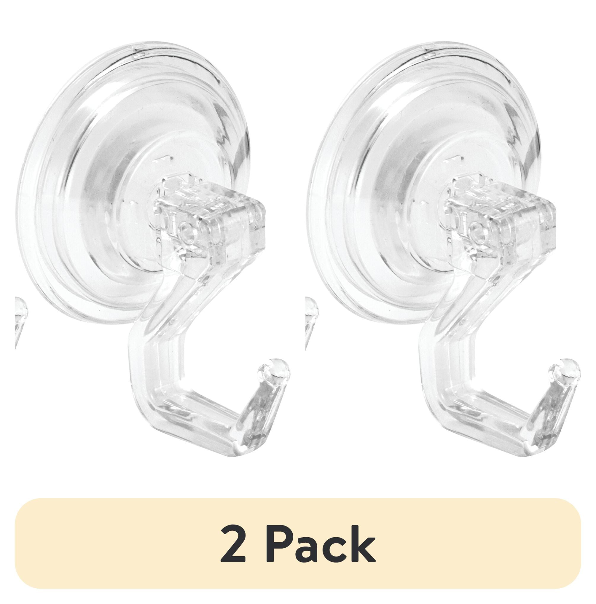 (2 pack) Mainstays, Clear Power Lock Hooks, Set of 2 - Walmart.com