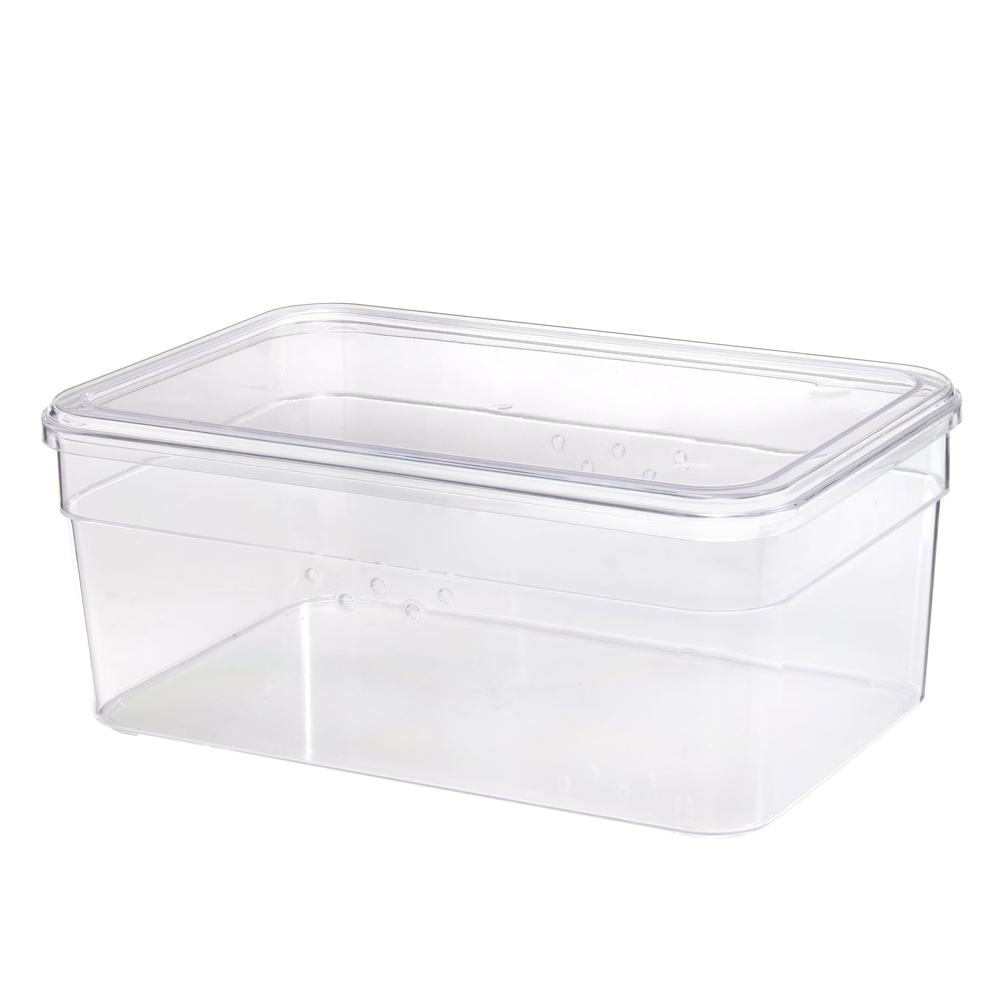 Mainstays Shoe Storage Bins, Clear Plastic Stackable Organizer ...