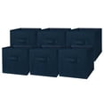 Mainstays Collapsible Cube Fabric Storage Bins (10.5" x 10.5"), 6 Pack ...