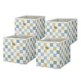 Mainstays Collapsible Fabric Cube Storage Bins (10.5" x 10.5"), Multi ...