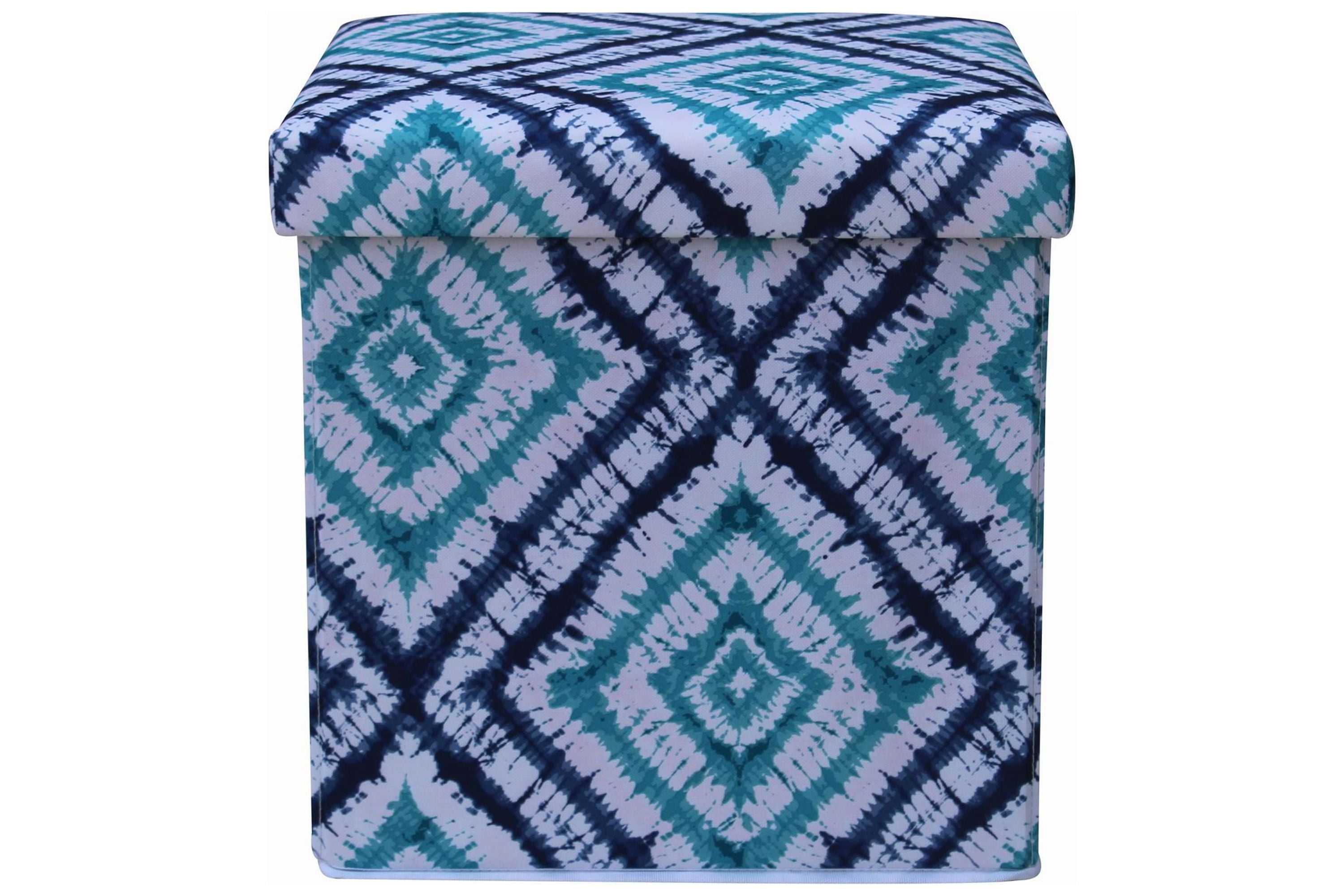 Mainstays Collapsible Storage Ottoman with Removable Bin - Walmart.com