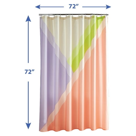 Mainstays Colorblock Shower Curtain - Cheetah Dealz