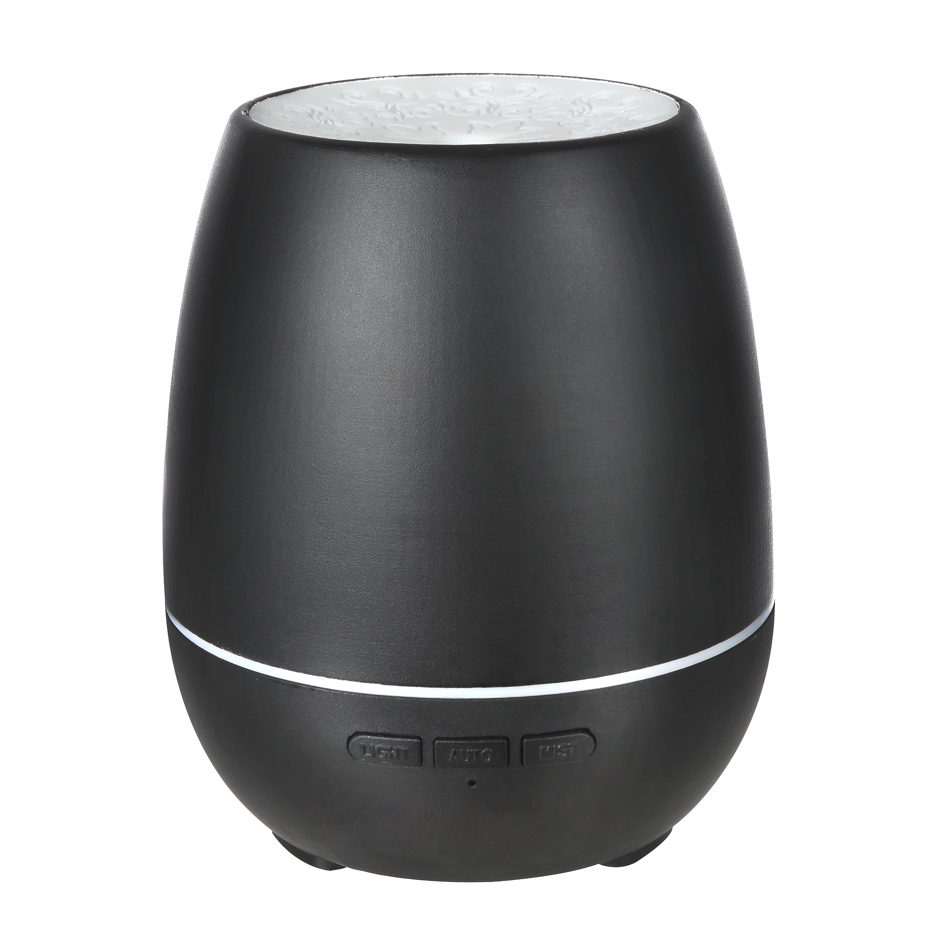 Mainstays Ultrasonic Aroma Oil Diffuser - LED Lights - Black - Walmart.com