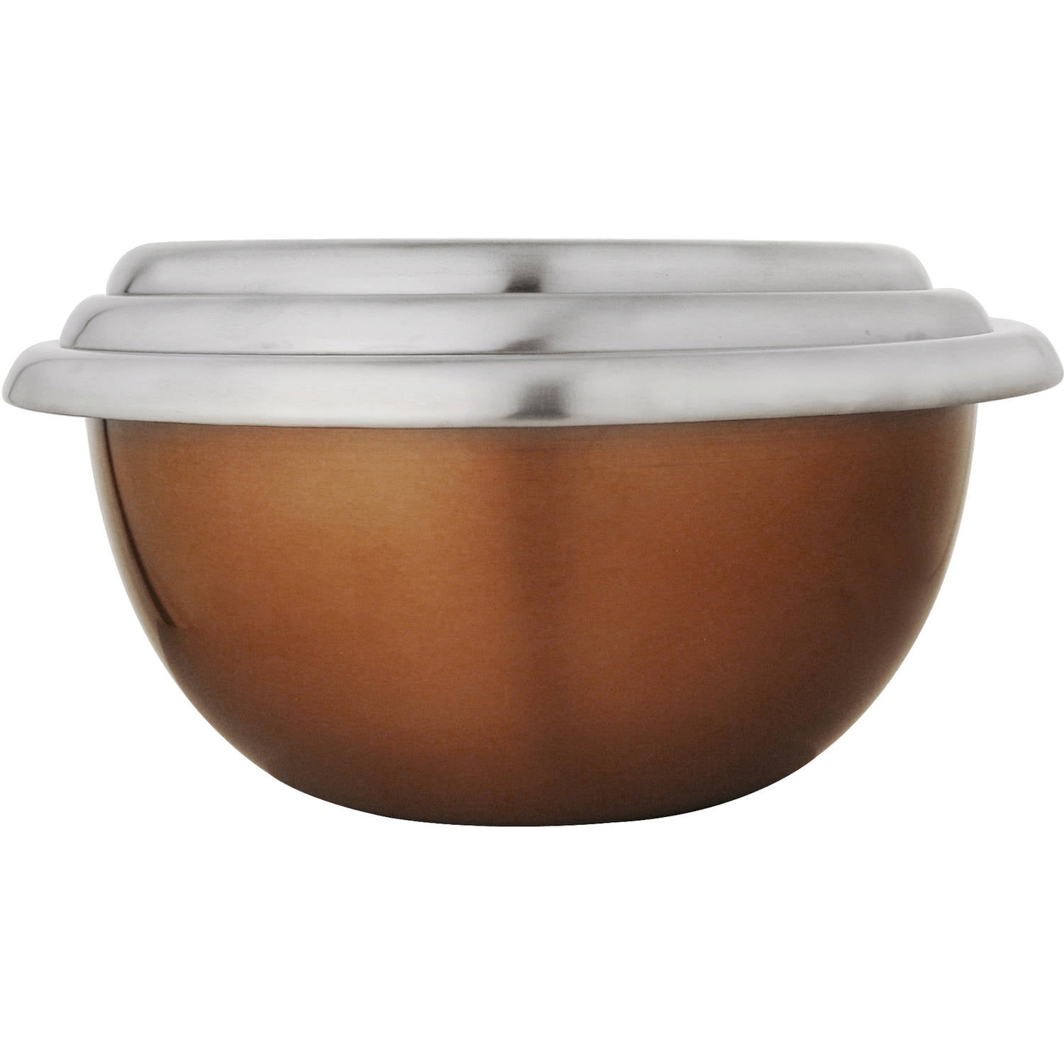 Mainstays Copper Mixing Bowl Set, 3 Piece - Walmart Business Supplies
