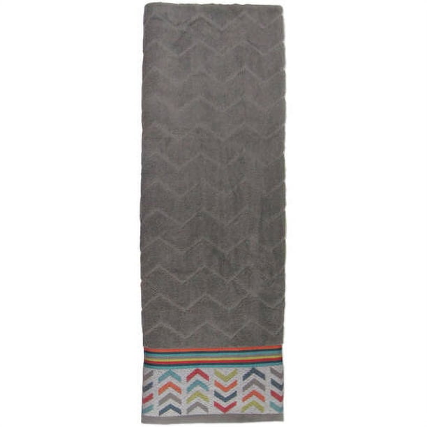 Mainstays Cotton Multi Chevron Bath Towel, 2 Piece - Walmart Business ...